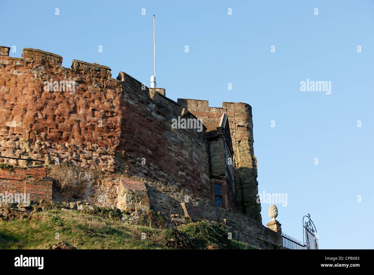 Historic historical ancient fortification mercia kingdom hi-res stock ...