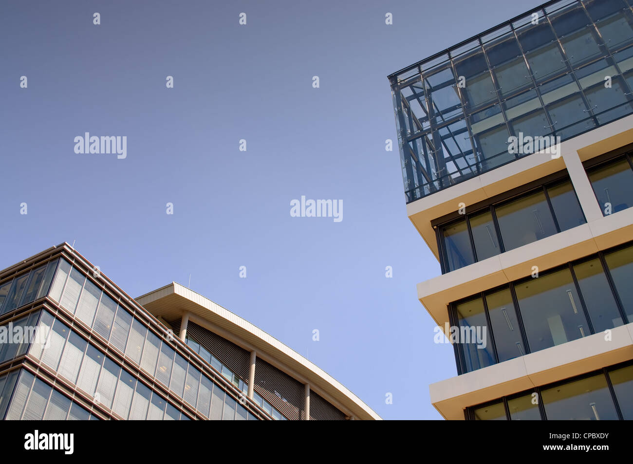 Office Buildings with Copy Space Stock Photo - Alamy