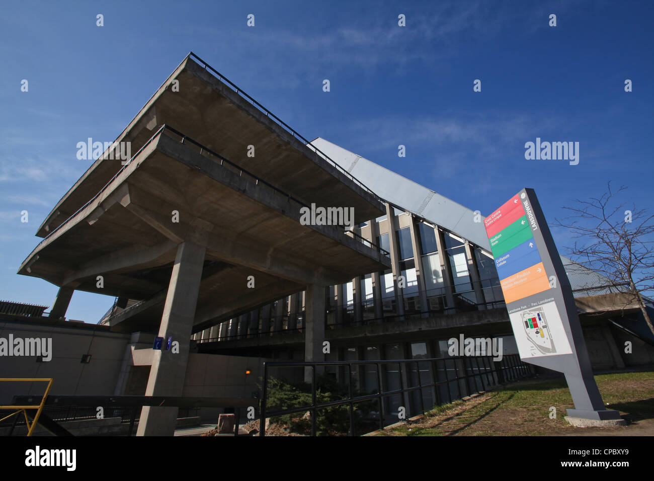 Ottawa Civic Centre arena is pictured on Lansdowne Park in Ottawa Stock ...