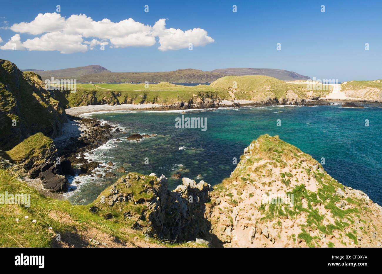 Coastline at Faraid Head, near Durness, Sutherland, Scotland Stock ...