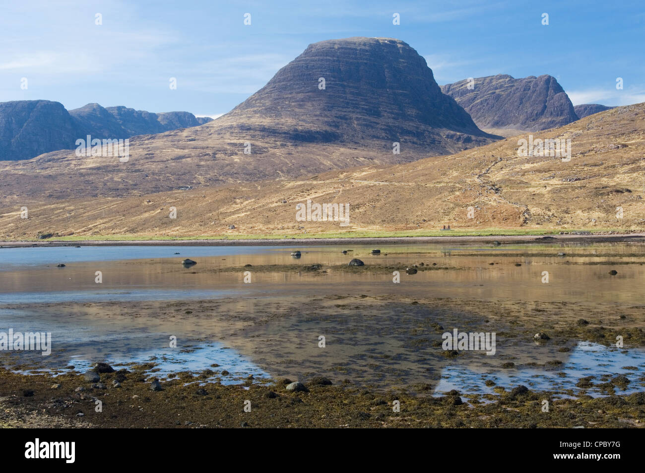 Beinn Bhan from Loch Kishorn, Ross-shire, Scotland Stock Photo - Alamy