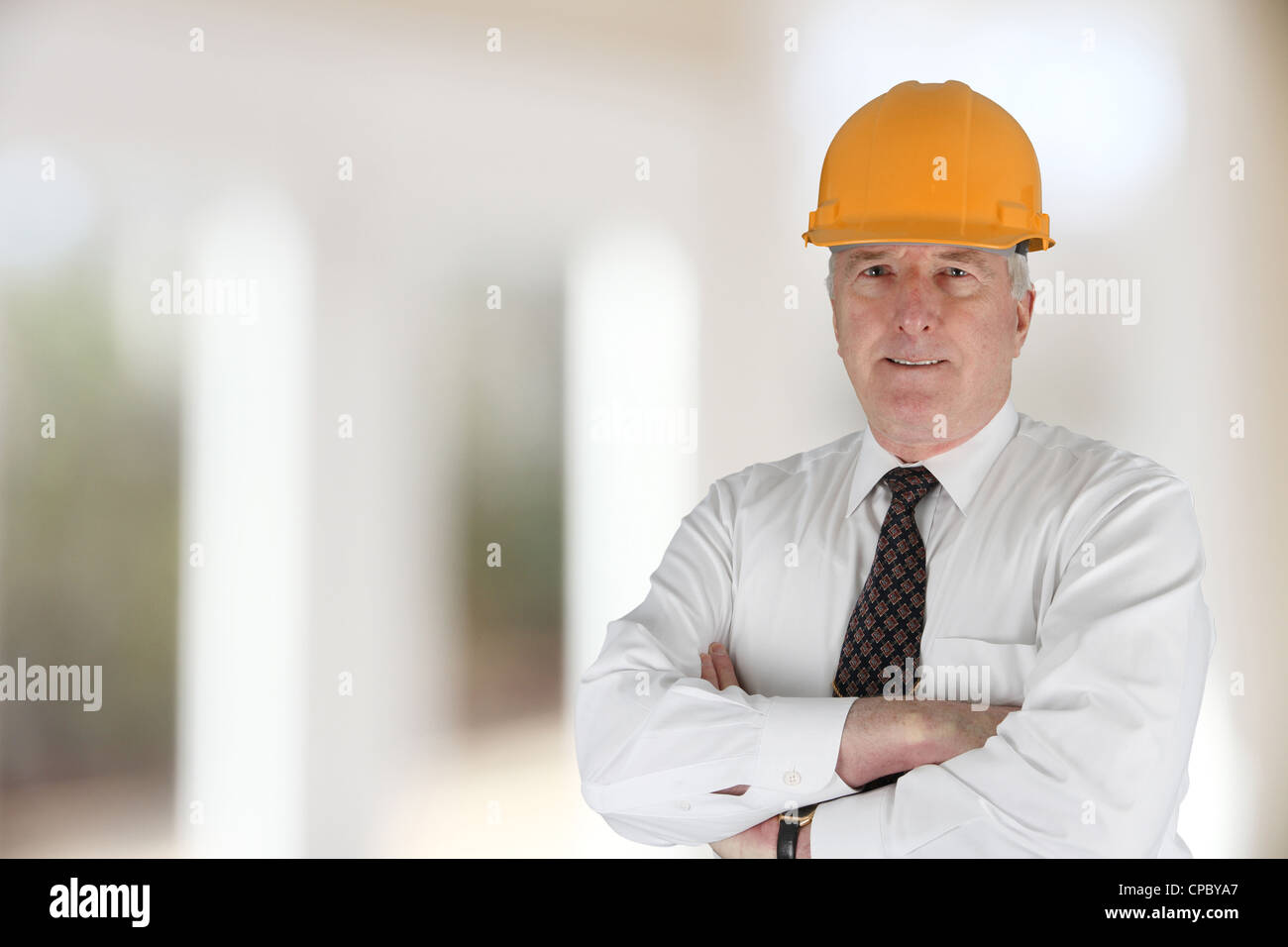 Senior construction worker on the job Stock Photo - Alamy
