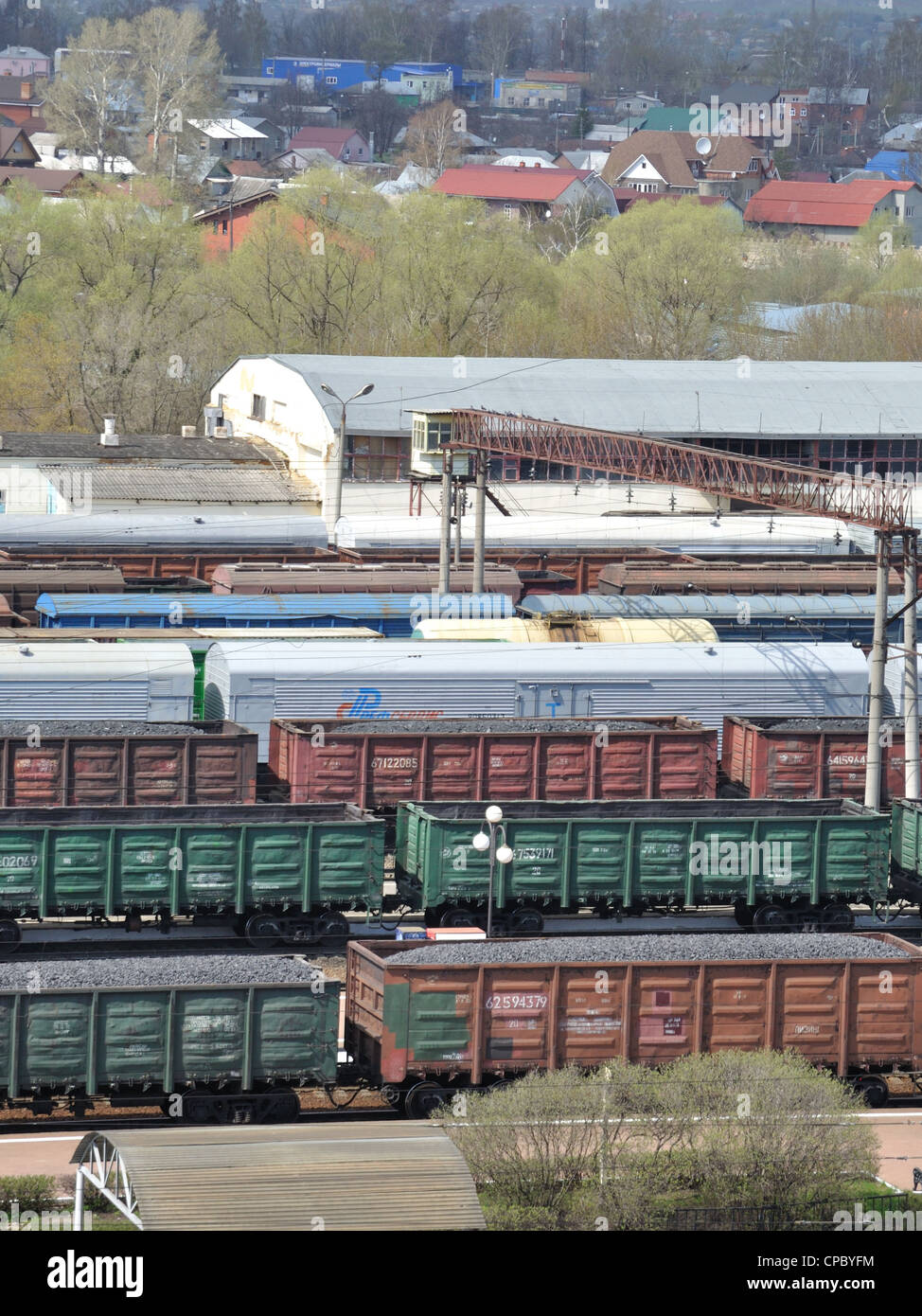 Freight train russia hi-res stock photography and images - Alamy