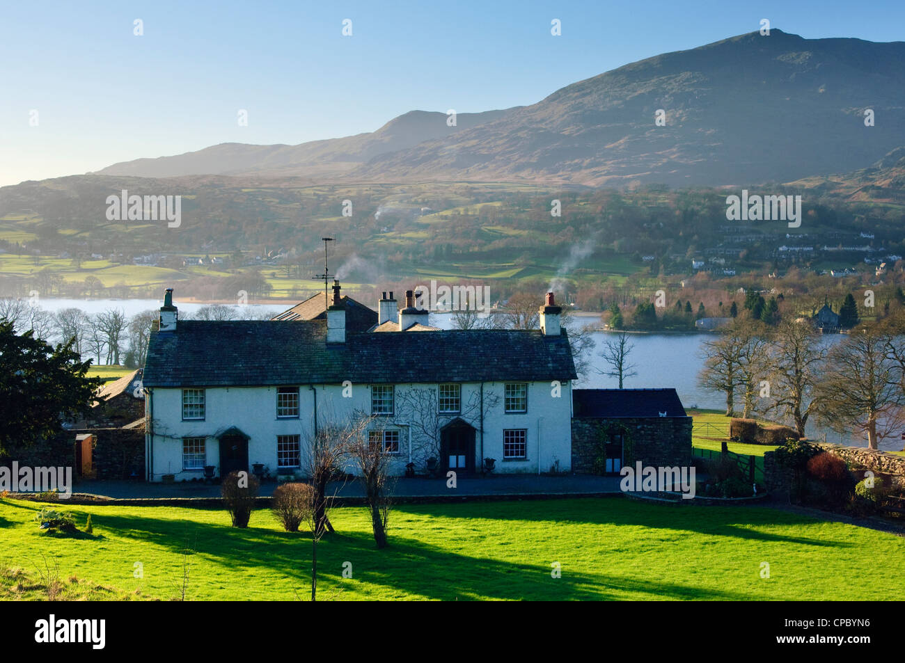 Bank Ground Farm beside Coniston Water Lake District the original of ...