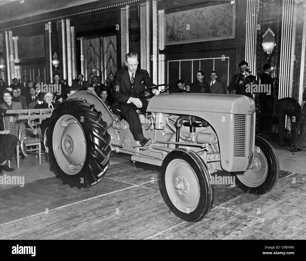 Farming came to Mayfair when Mr Harry Ferguson demonstrated his tractor ...