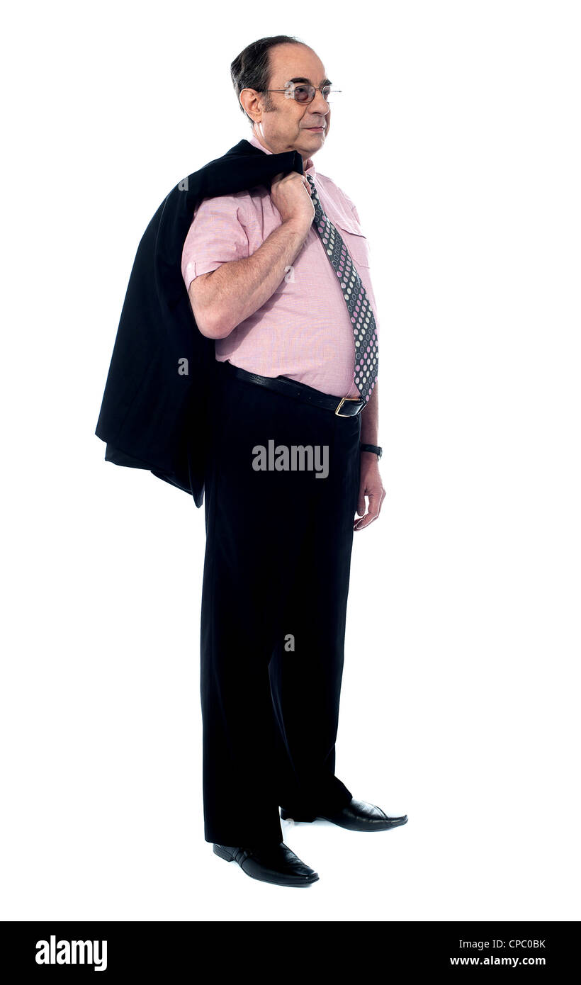 Coat over shoulders Cut Out Stock Images & Pictures - Alamy