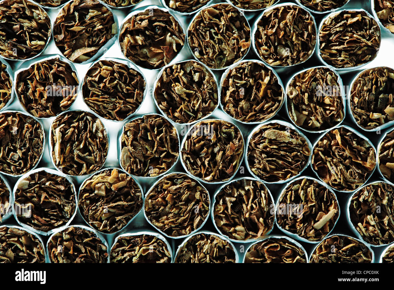 Stack of cigarettes, close-up, full frame Stock Photo - Alamy
