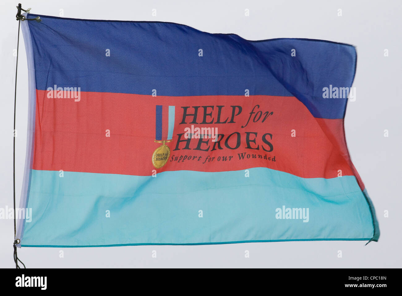Help for Heroes Flag flying Stock Photo - Alamy