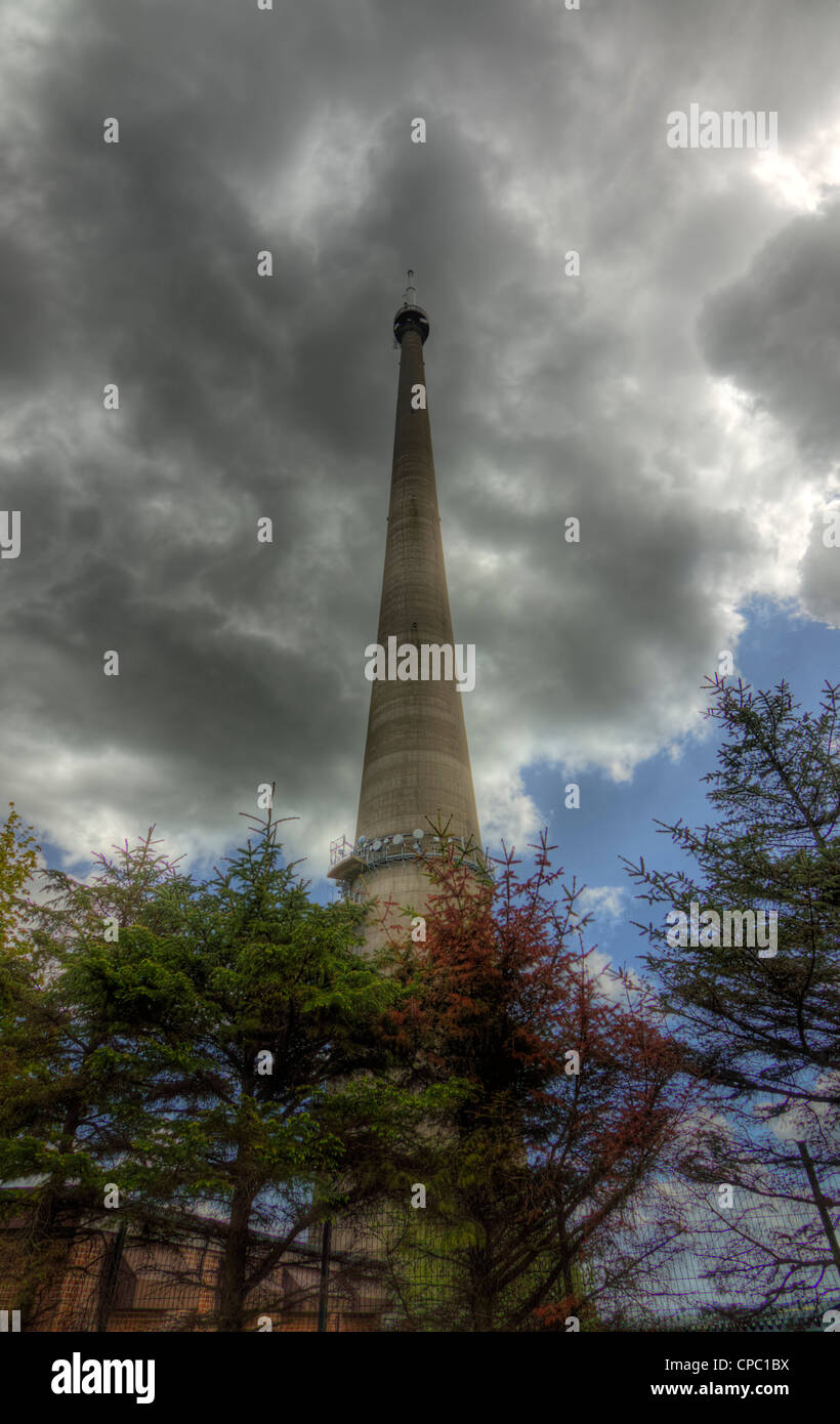 Emley Moor transmitting station Stock Photo - Alamy