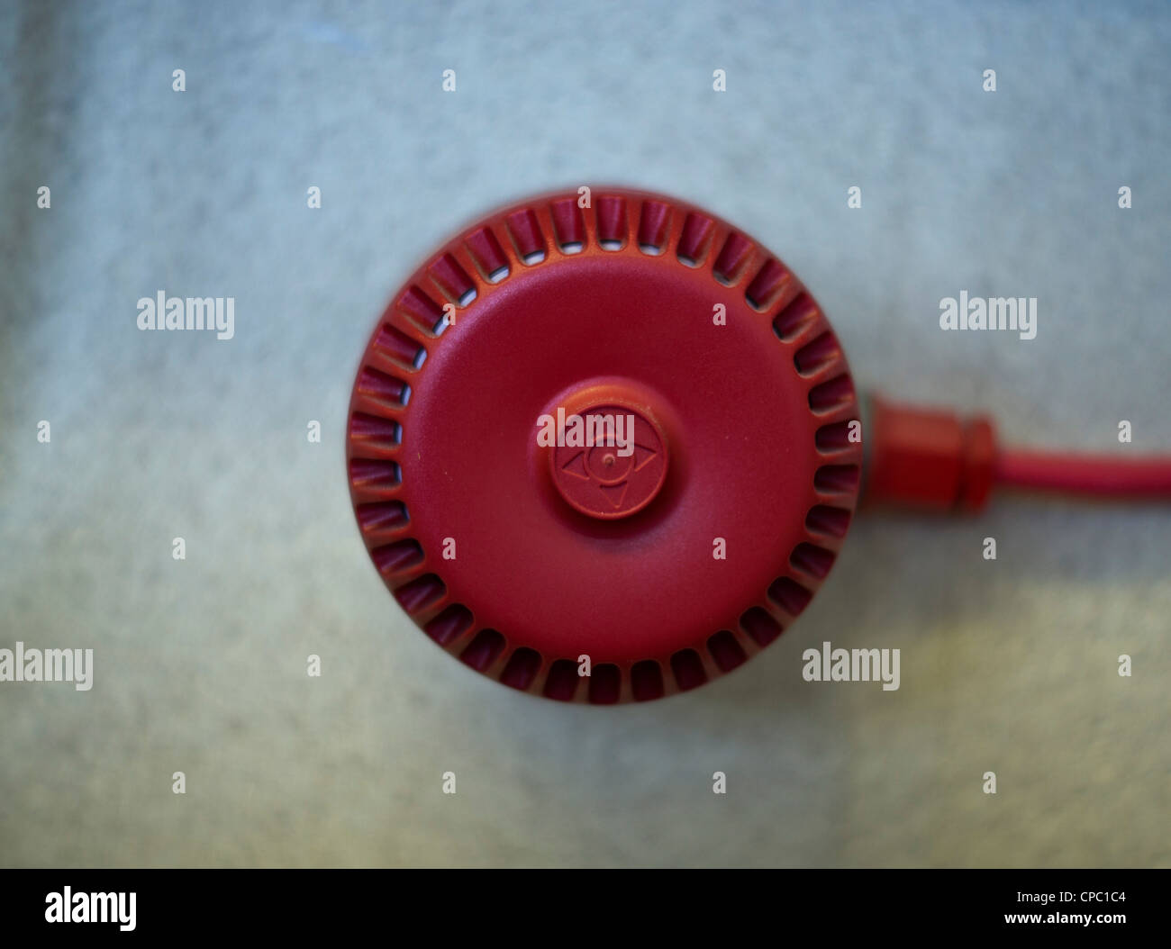 Red wall mounted Fire Alarm Stock Photo - Alamy