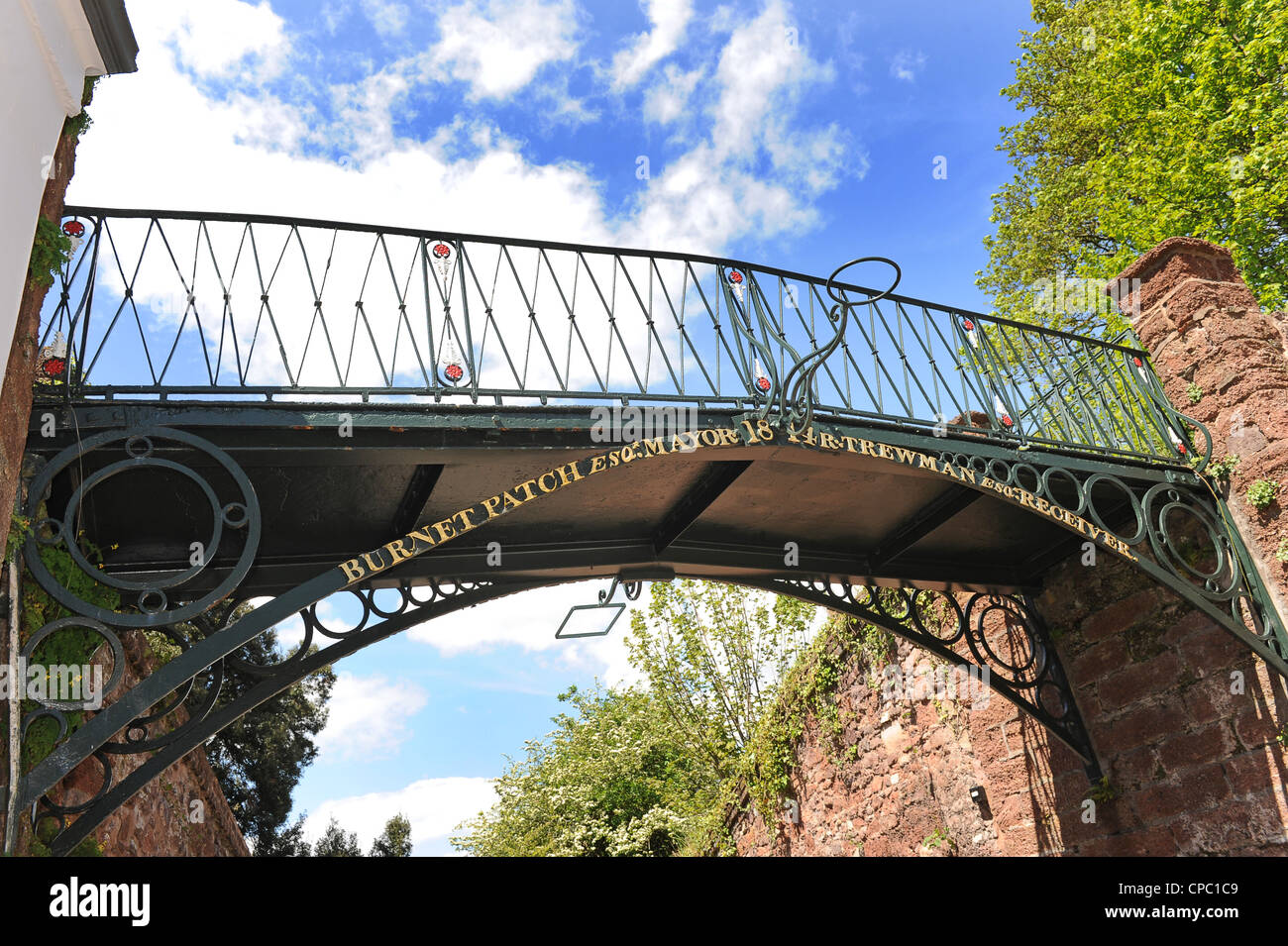 Burnet Patch Bridge Exeter Devon UK Stock Photo - Alamy