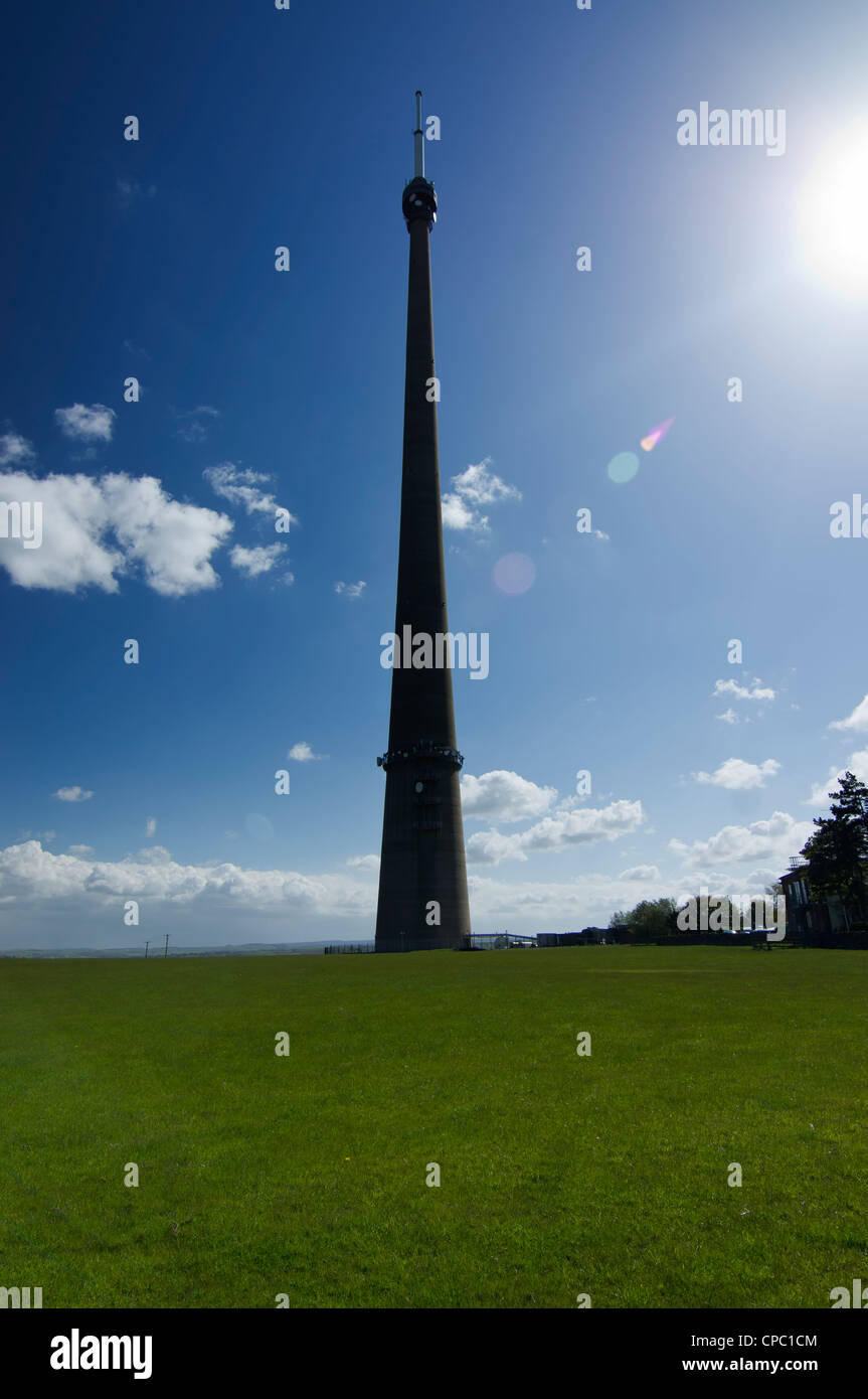 Emley Moor transmitting station Stock Photo - Alamy