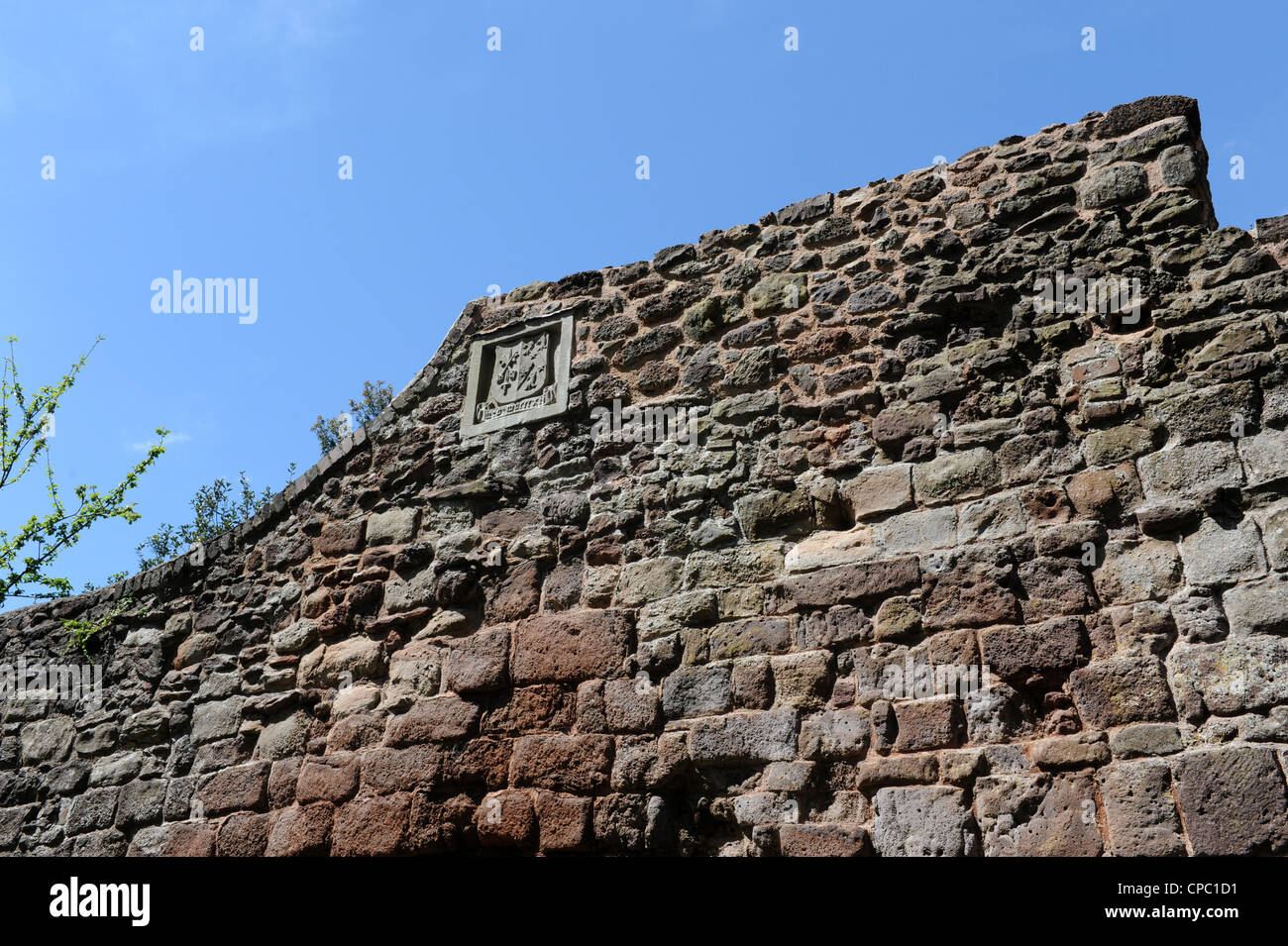 City walls Exeter Devon Uk Stock Photo - Alamy