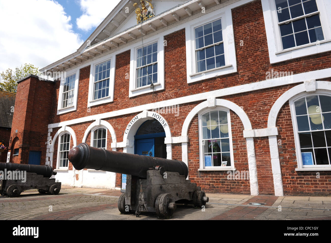 Exeter Quay The Custom House Stock Photo - Alamy