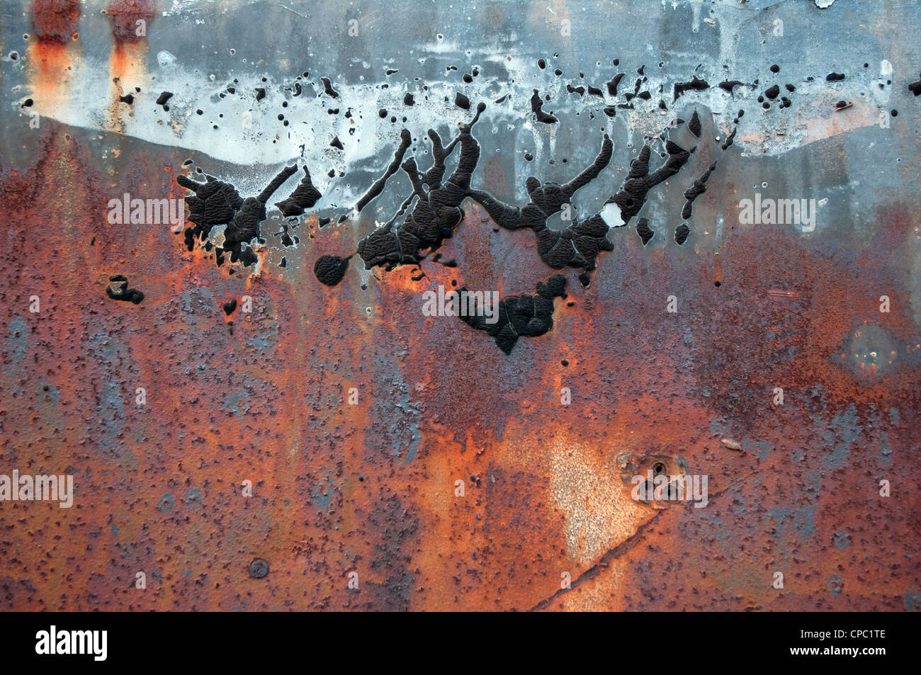 Rust on metal tar hi-res stock photography and images - Alamy