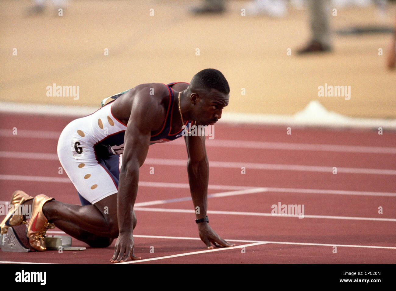 Michael johnson 1996 olympics hi-res stock photography and images - Alamy