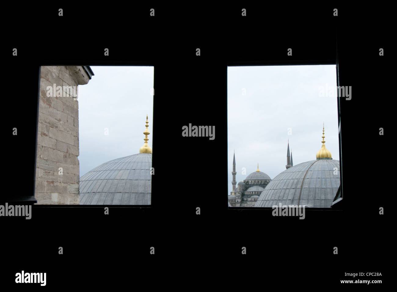 Istanbul dome through window hi-res stock photography and images - Alamy