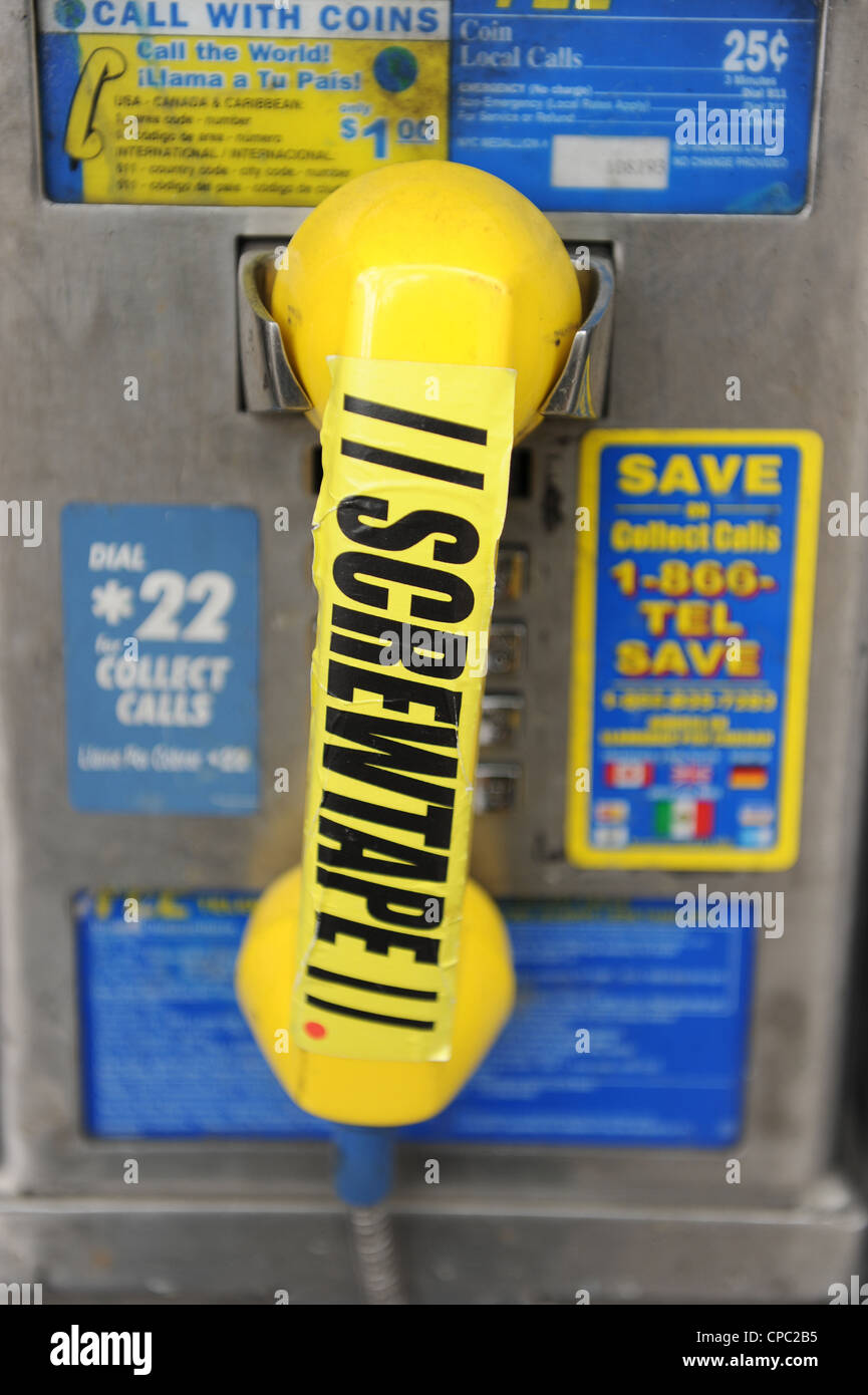 Phone box sticker hi-res stock photography and images - Alamy