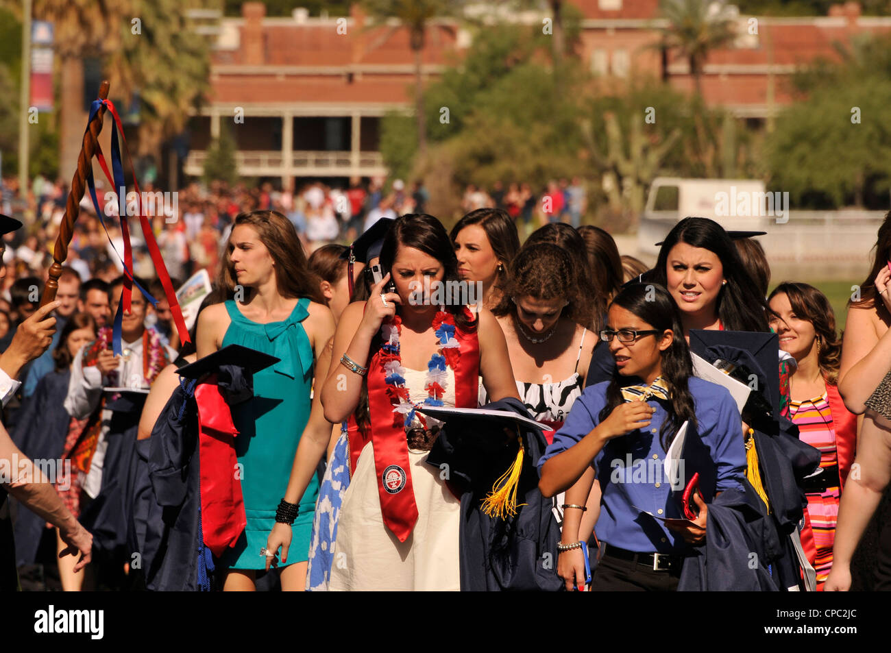College graduation commencement ceremony Stock Photo - Alamy
