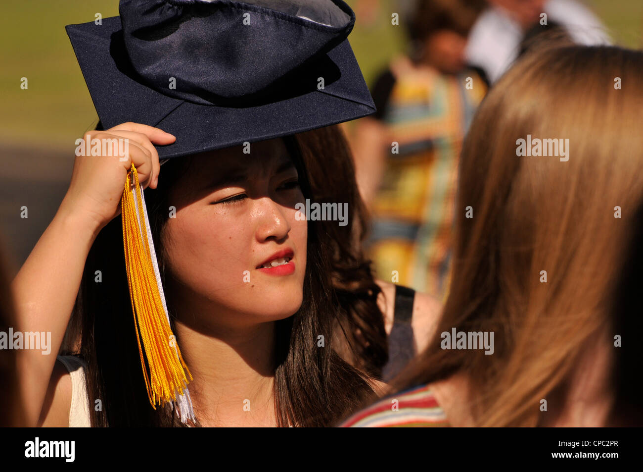 College graduation commencement ceremony Stock Photo - Alamy