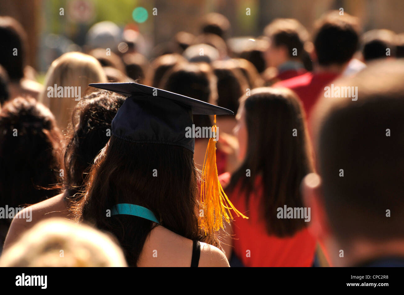 College graduation commencement ceremony Stock Photo - Alamy