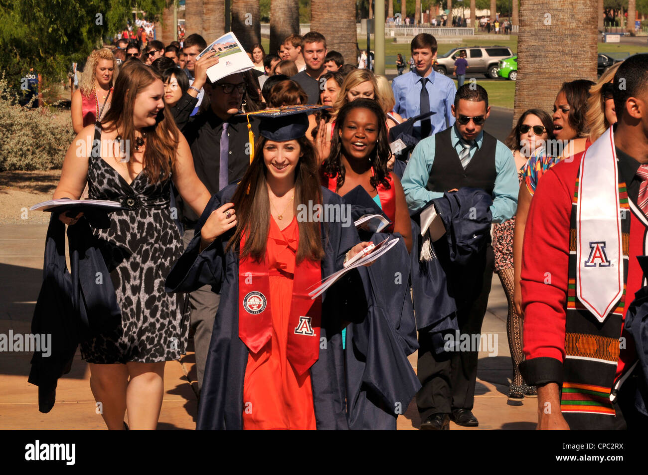 College graduation commencement ceremony Stock Photo - Alamy