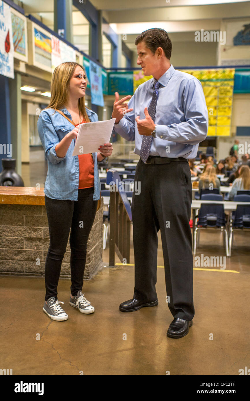 Principal school students hi-res stock photography and images - Alamy