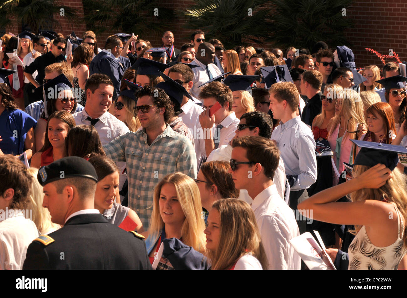 College graduation commencement ceremony Stock Photo - Alamy