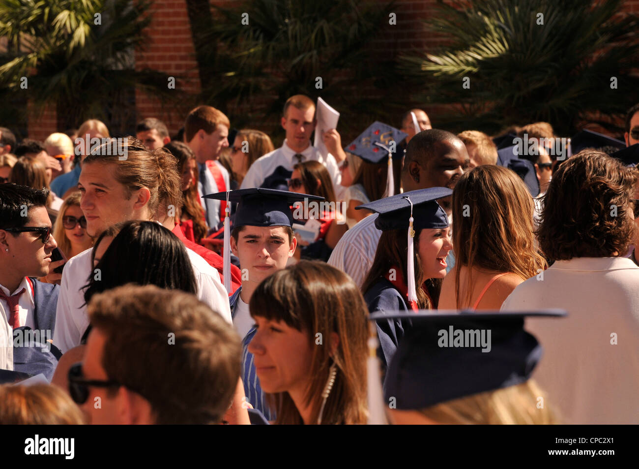 College graduation commencement ceremony Stock Photo - Alamy