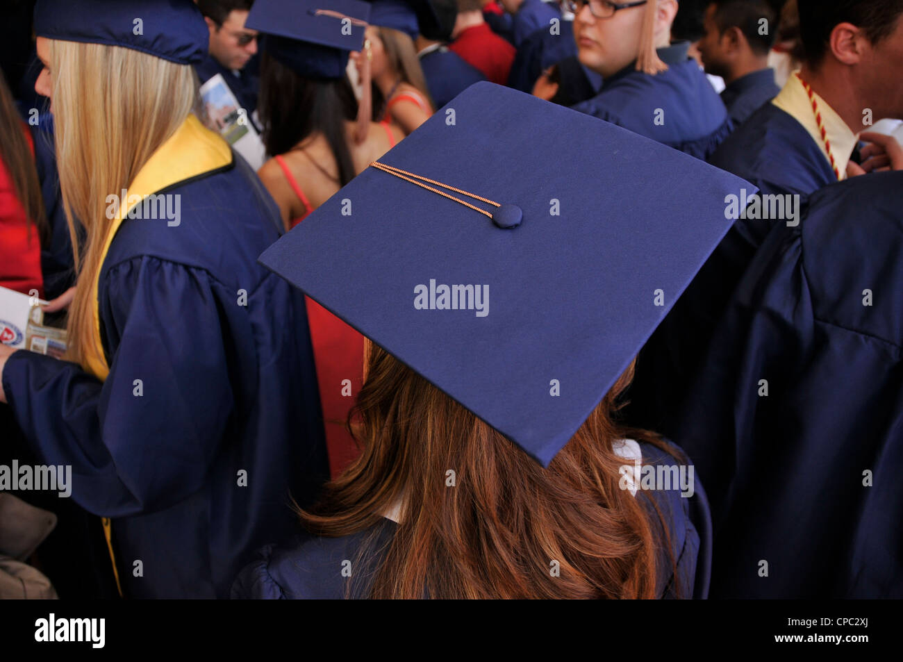 College graduation commencement ceremony Stock Photo - Alamy