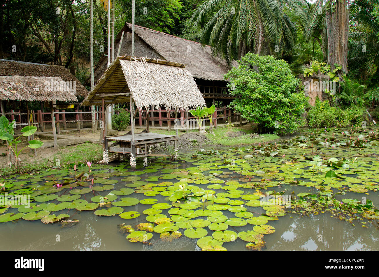 Malaysia, Borneo, Sabah, Kota Kinabalu. Heritage Cultural Village at ...