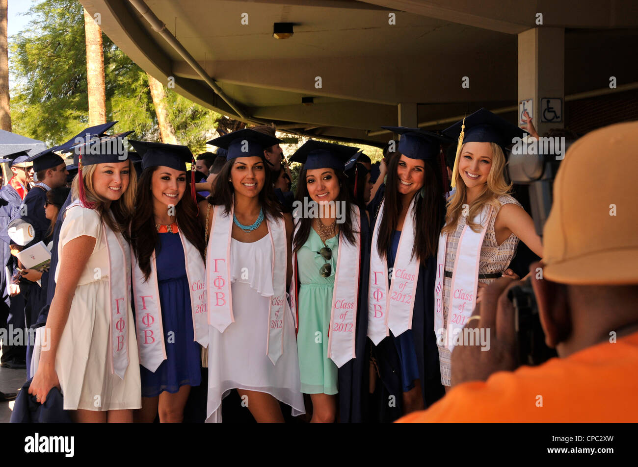 College graduation commencement ceremony Stock Photo - Alamy