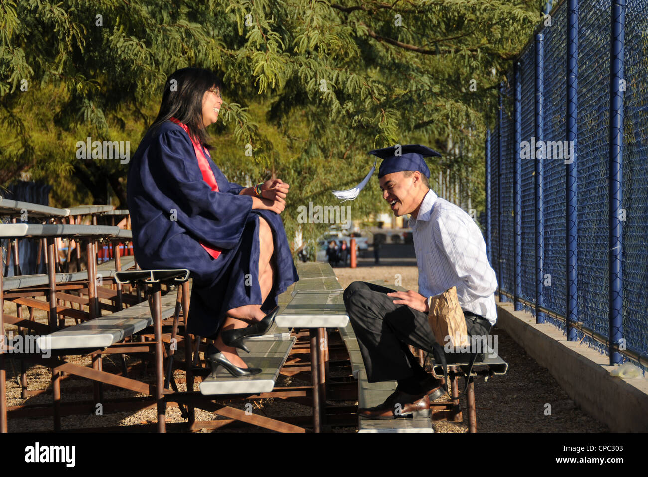 College graduation commencement ceremony Stock Photo - Alamy