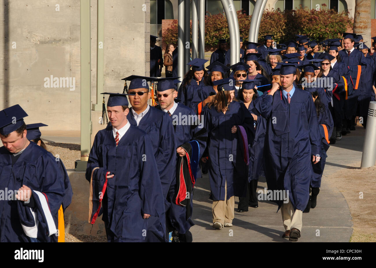 College graduation commencement ceremony Stock Photo - Alamy