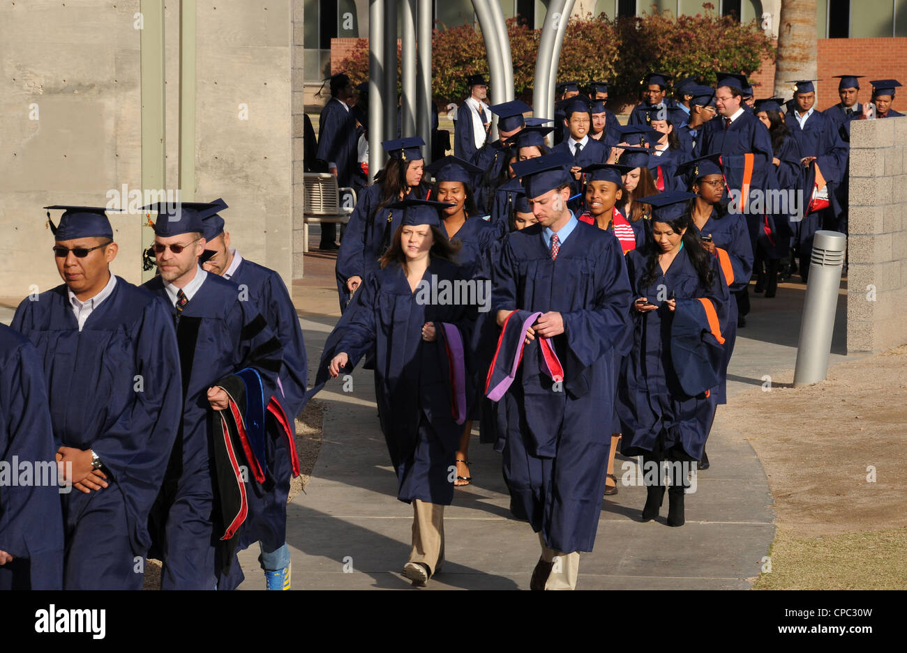 College graduation commencement ceremony Stock Photo - Alamy
