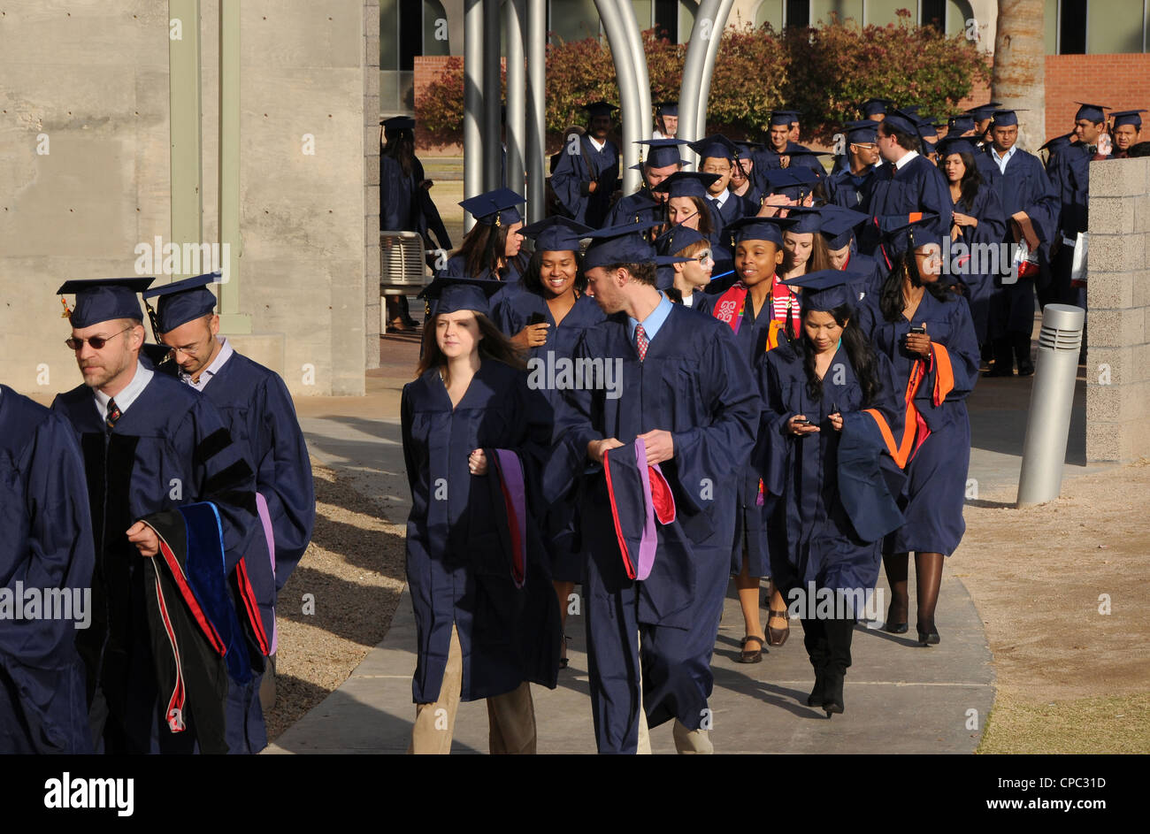 College graduation commencement ceremony Stock Photo - Alamy