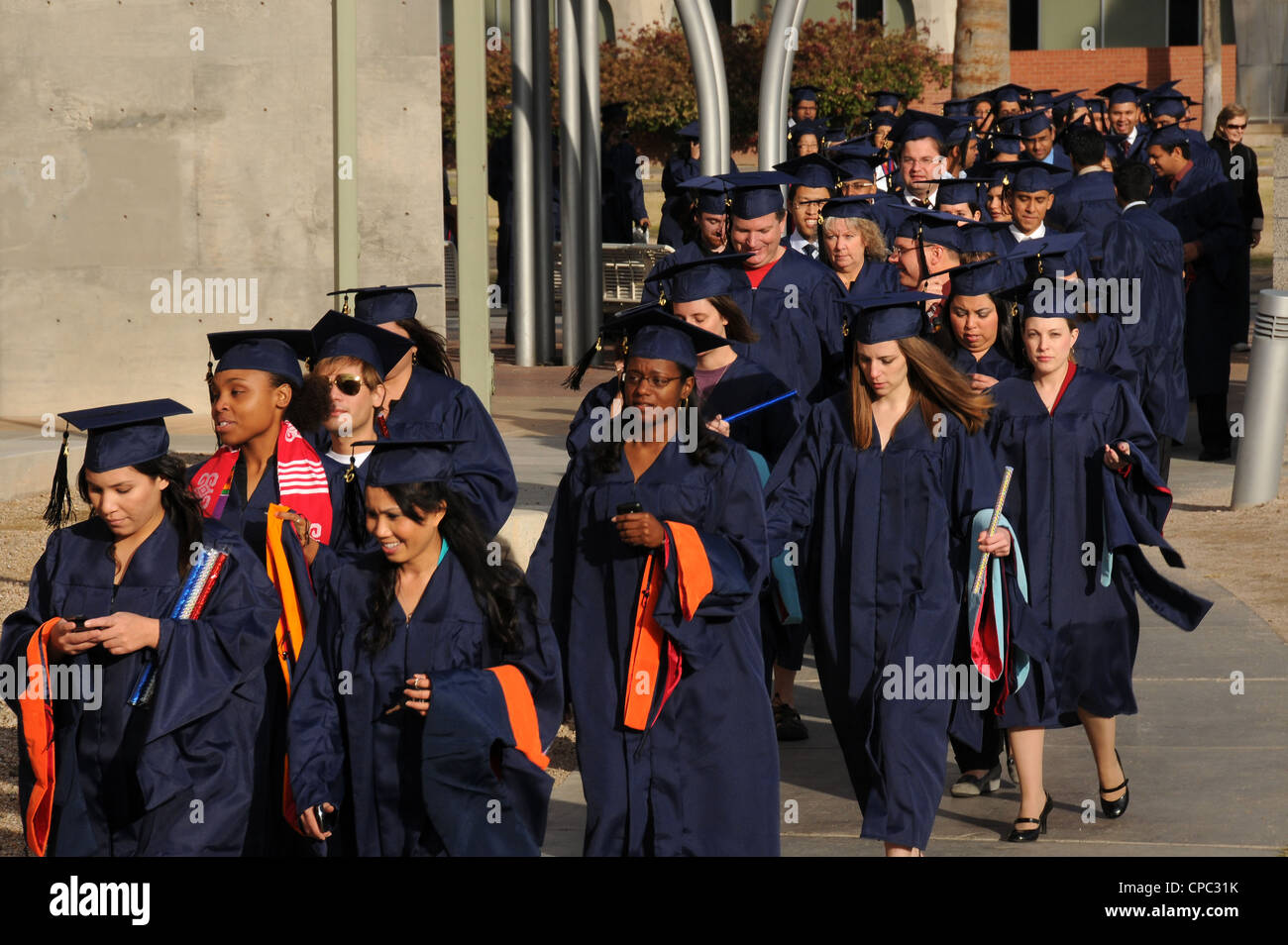 College graduation commencement ceremony Stock Photo - Alamy