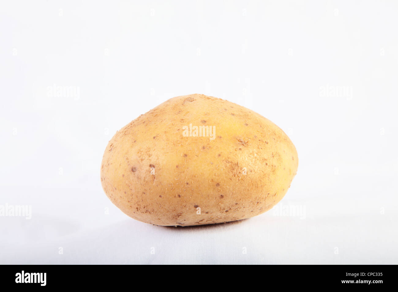 potato on white background Stock Photo - Alamy