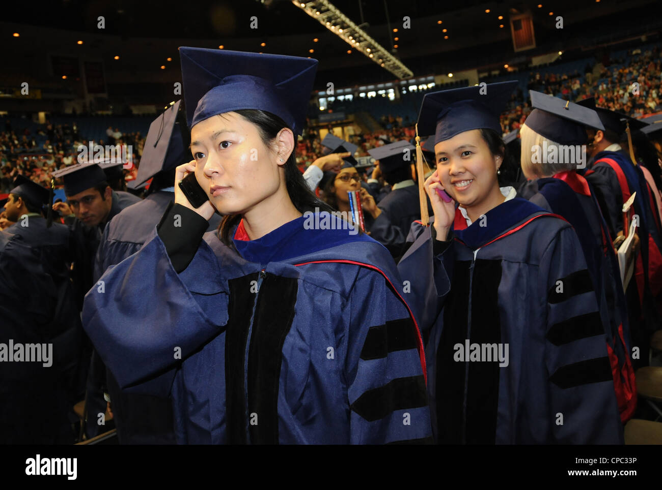College graduation commencement ceremony Stock Photo - Alamy