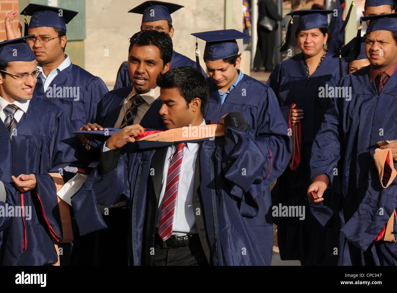 College graduation commencement ceremony Stock Photo - Alamy