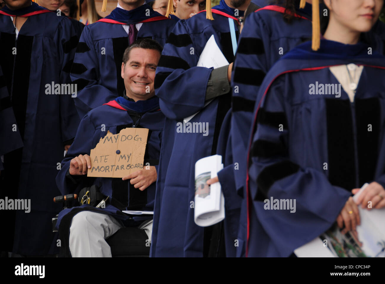 College graduation commencement ceremony Stock Photo - Alamy