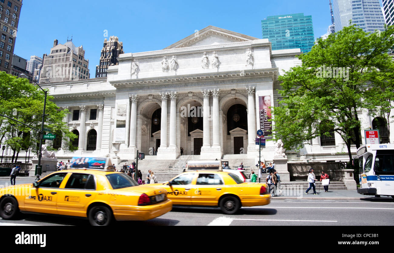 The New York City Public Library Main Branch in New York, NY. Completed ...