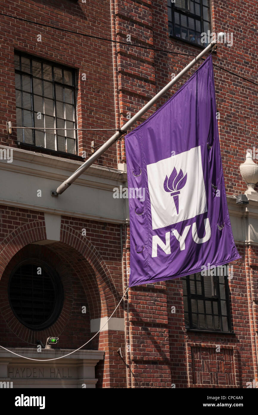 New york university flag hi-res stock photography and images - Alamy
