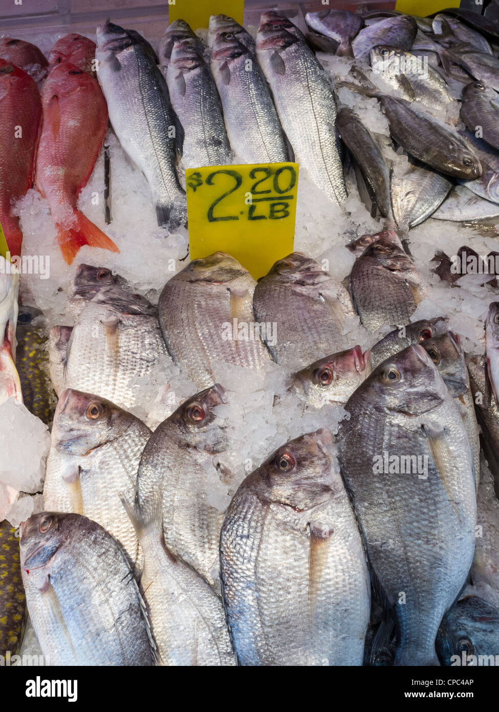 Fish Market, Chinatown, NYC Stock Photo - Alamy