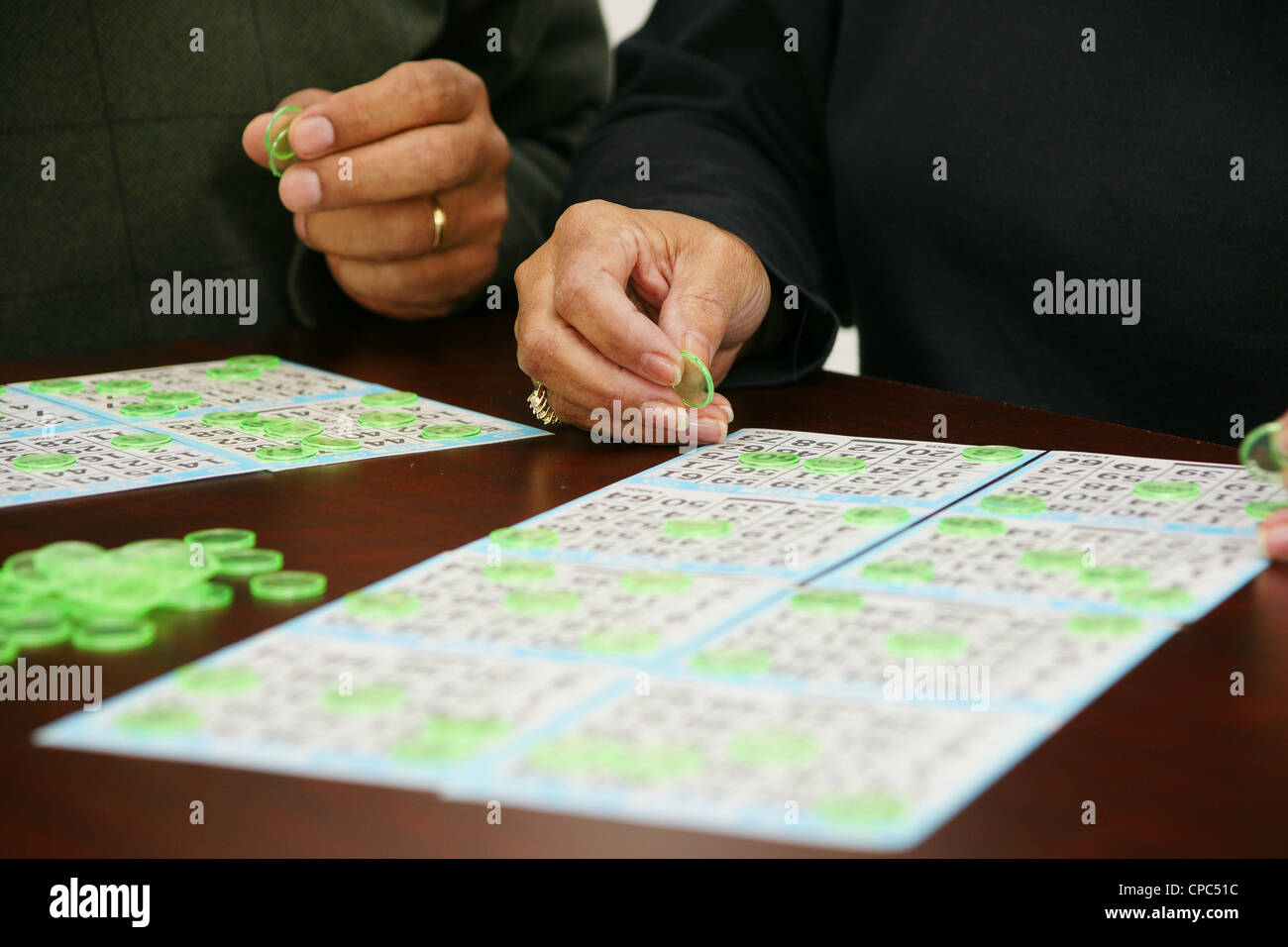 Senior Man Playing Bingo High Resolution Stock Photography and Images ...