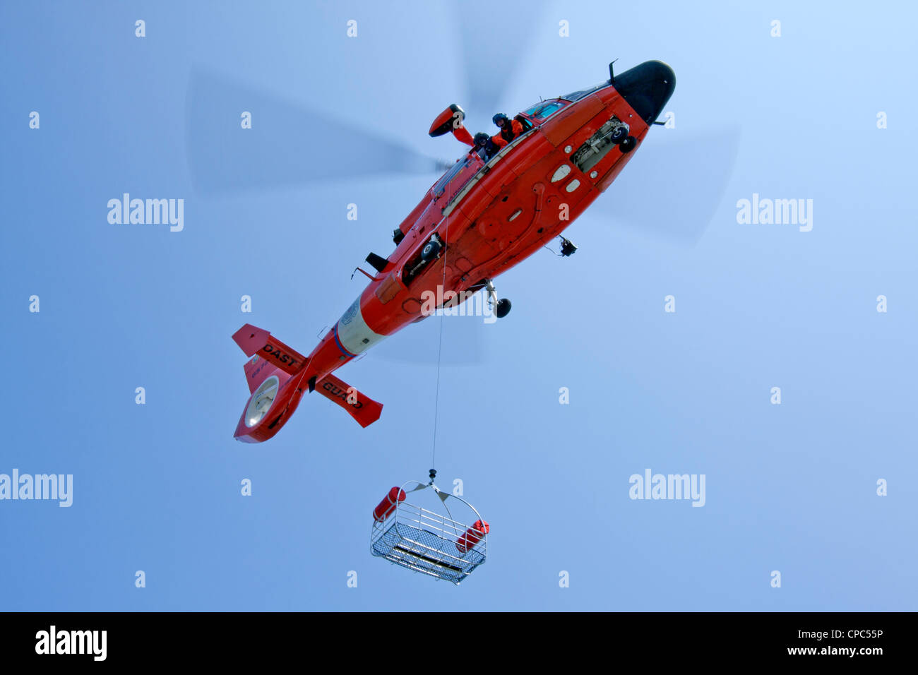 Helicopter rescue winch basket High Resolution Stock Photography and ...