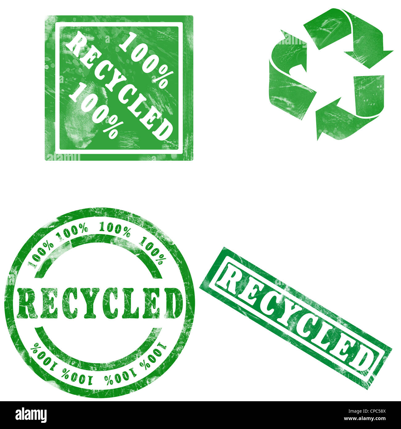 Recycling stamps hi-res stock photography and images - Alamy