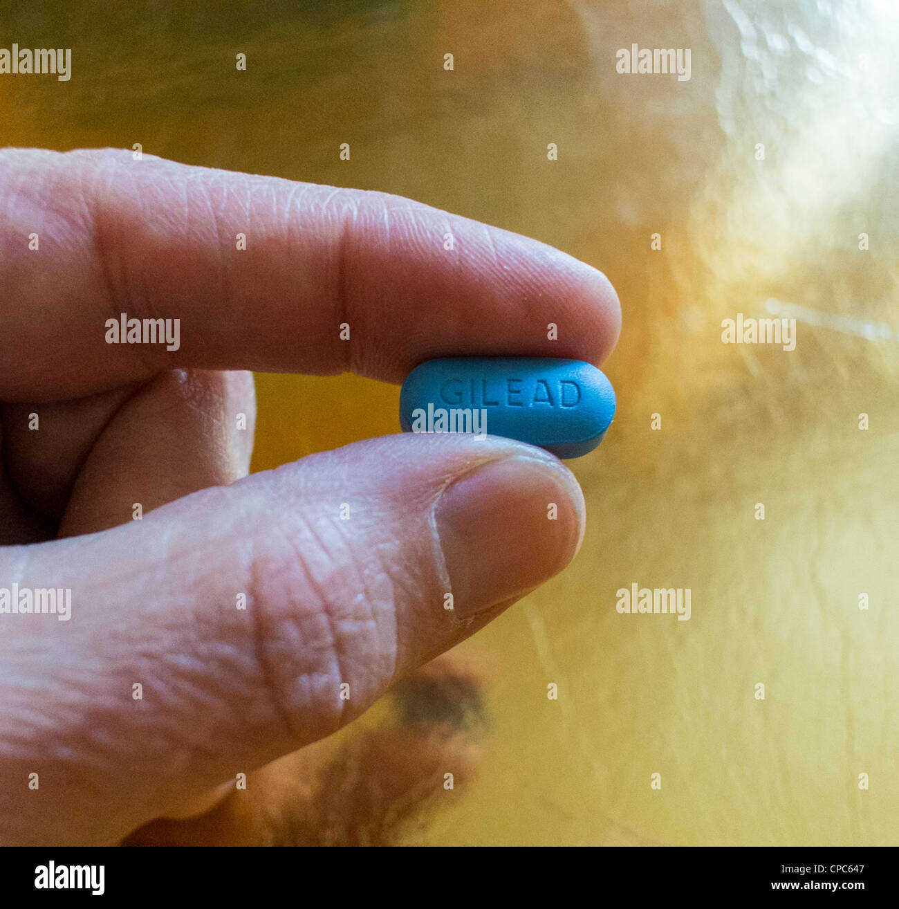 Paris, France, AIDS Drugs Anti-Viral Pills Medication, Detail Hand ...