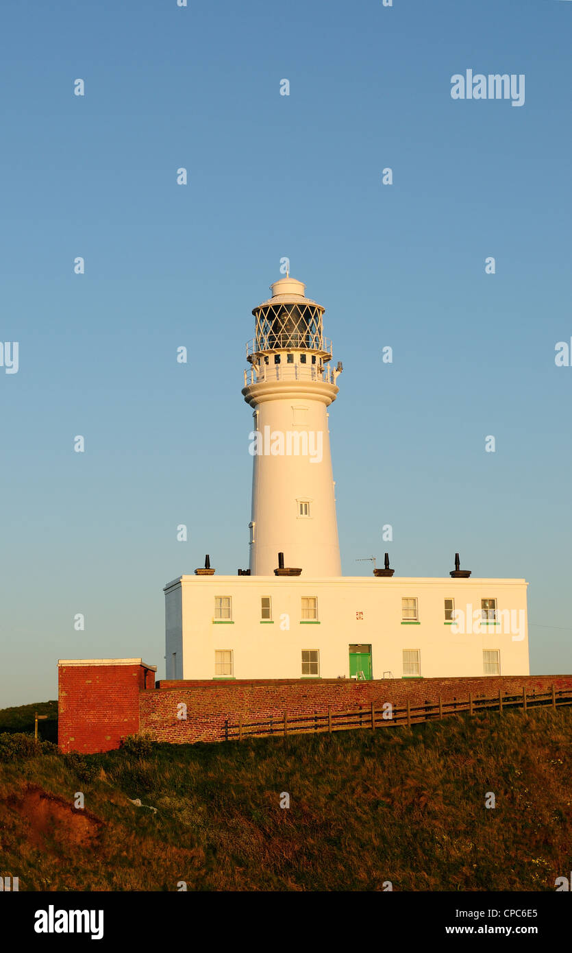 Flamborough Head Lighthouse Yorkshire coast England Stock Photo - Alamy
