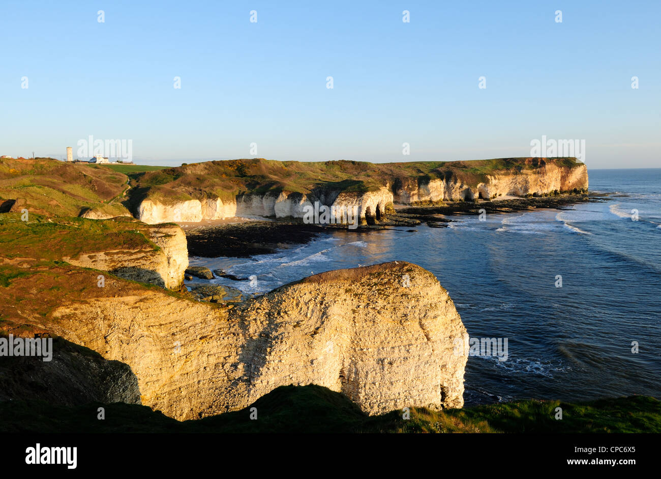 Flamborough Head East Riding Yorkshire coast England Stock Photo - Alamy